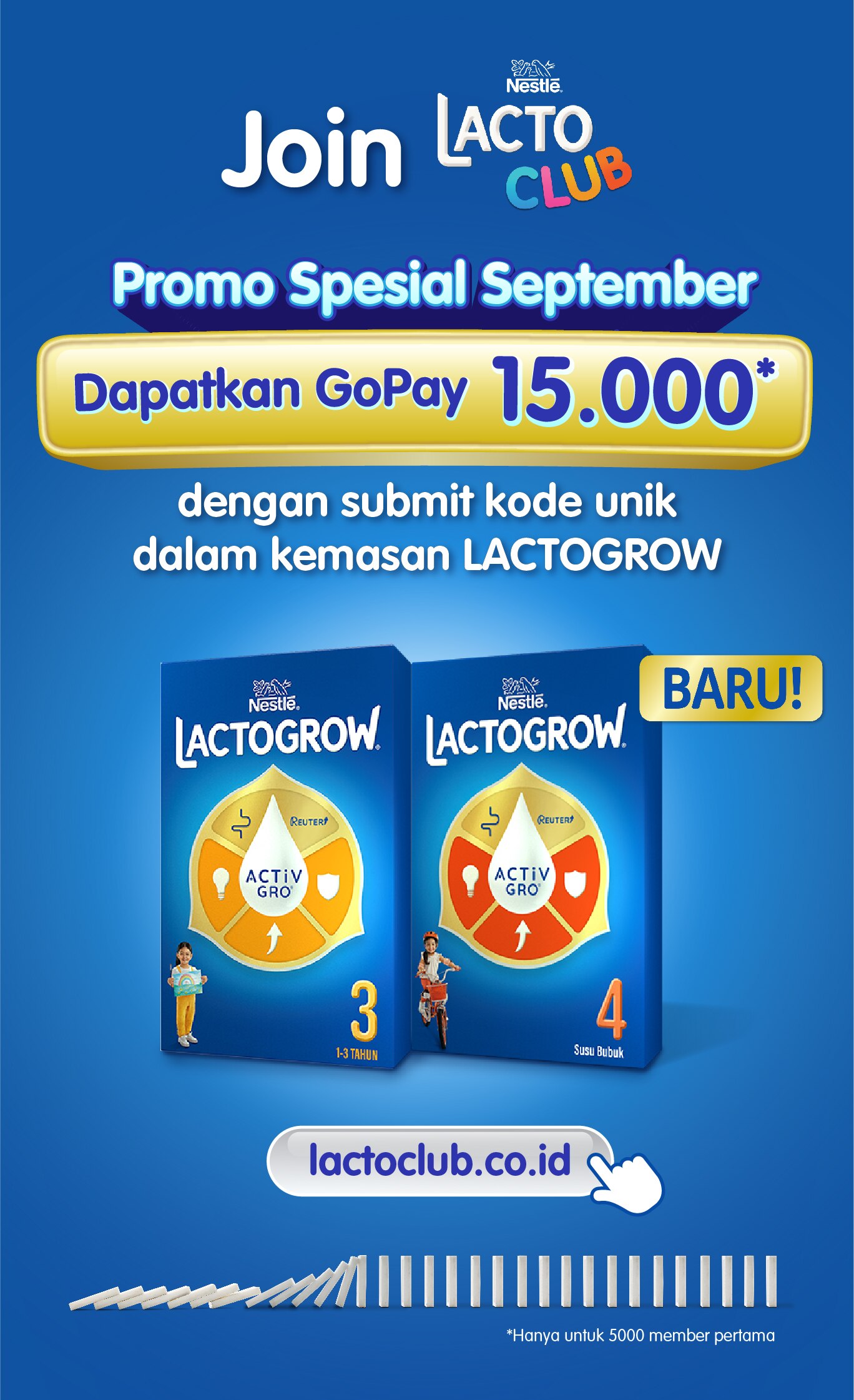 LACTOCLUB: Dukung Si Kecil Tumbuh Luar Biasa